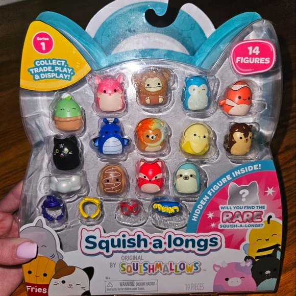 Squishmallows | Toys | Nib Squishalongs Mini Squishmallow 4 Figures Set ...